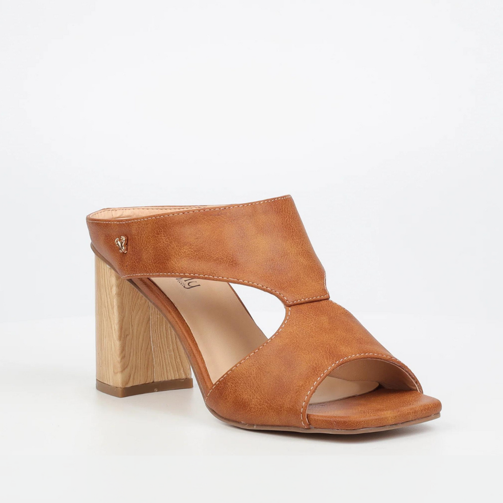 Tan Meka Heel – Saint Lori Boutique